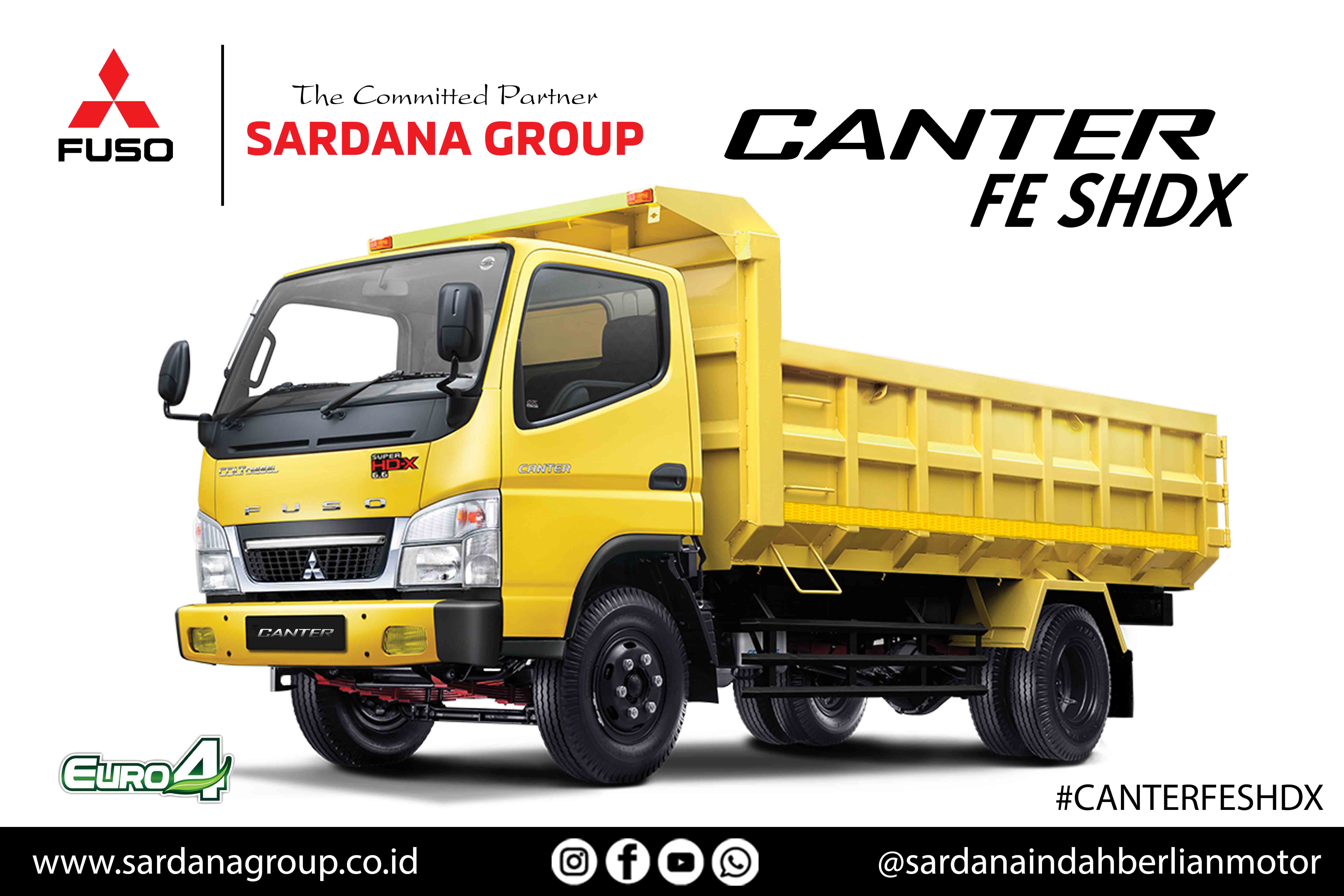 Review dan Keunggulan Truk Fuso Canter FE SHDX EURO 4 | Sardana Group ...