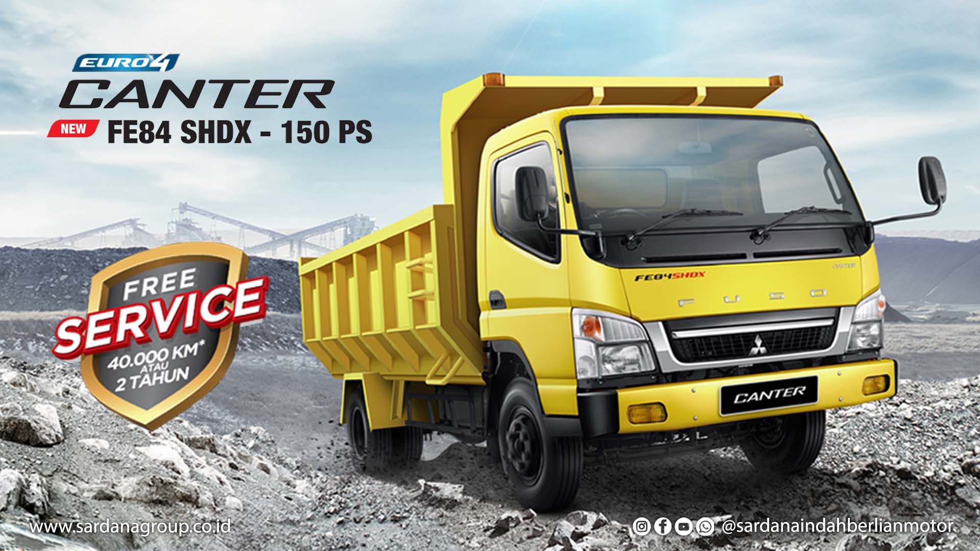 Review Mitsubishi Fuso Canter 84 SHDX | Sardana Group Dealer Resmi ...
